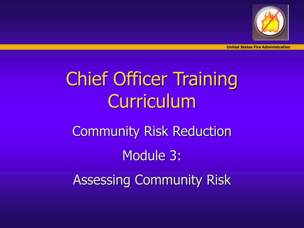 PPT - Chief Officer Training Curriculum PowerPoint Presentation, free ...