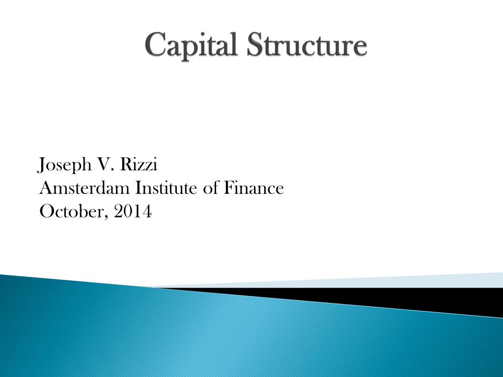 PPT - Capital Structure PowerPoint Presentation, free download - ID:6911957