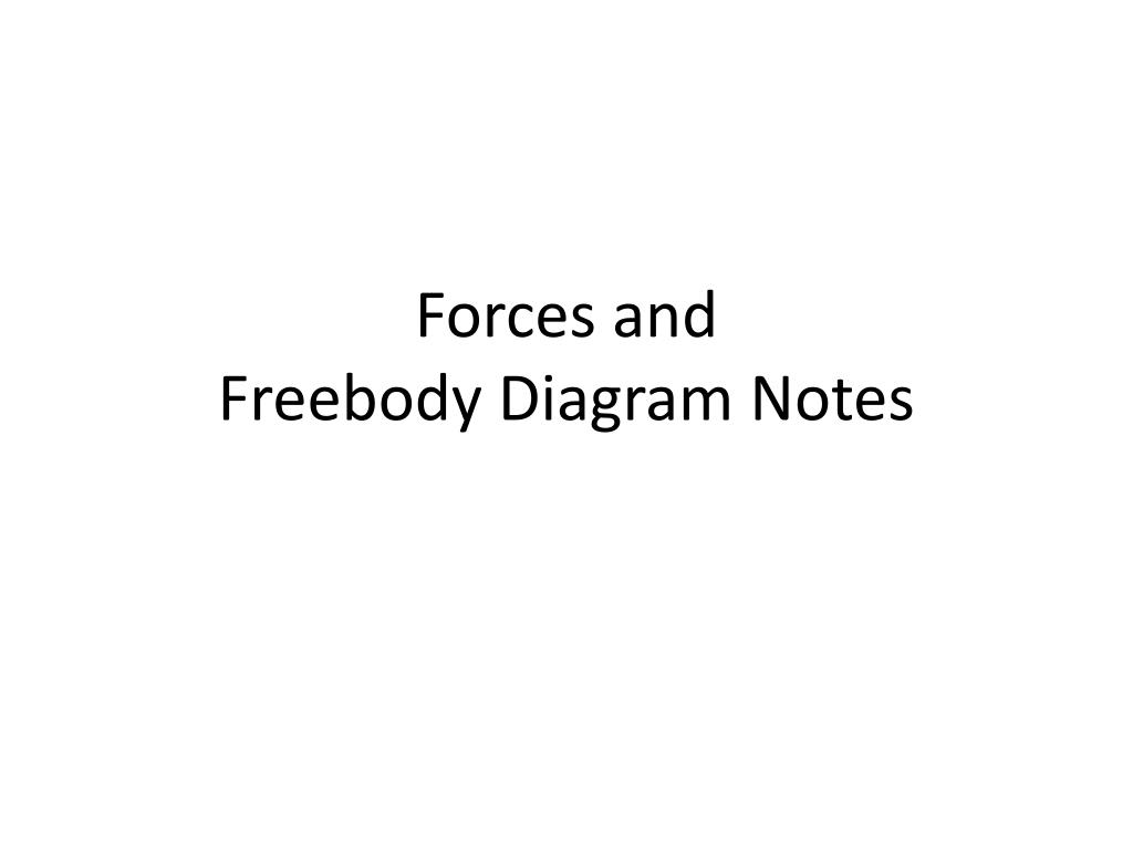 PPT - Forces and Freebody Diagram Notes PowerPoint Presentation, free ...