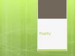 PPT - Poetry (also called verse) PowerPoint Presentation, free download ...