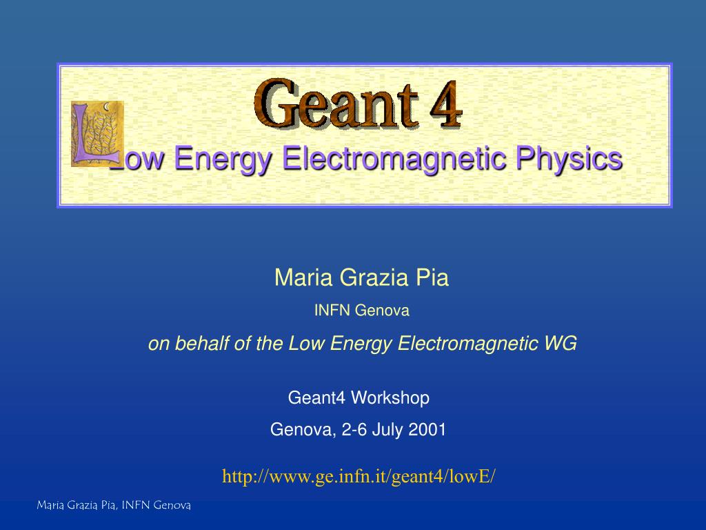 PPT - Advances in Low Energy Electromagnetic Physics: Insights from the ...