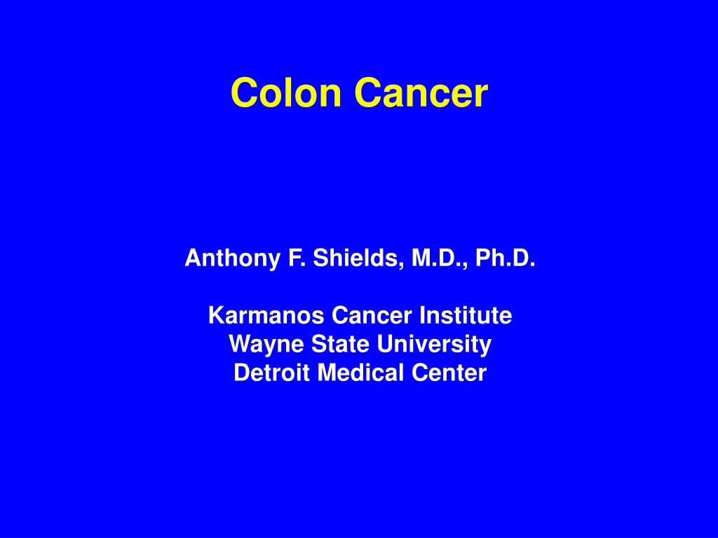 PPT - Colon Cancer PowerPoint Presentation, free download - ID:6917417