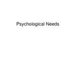 PPT - Understanding Students Basic Psychological Needs PowerPoint Presentation - ID:489247