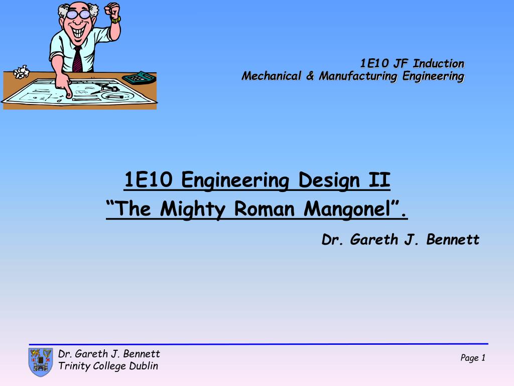 PPT - 1E10 JF Induction Mechanical & Manufacturing Engineering ...