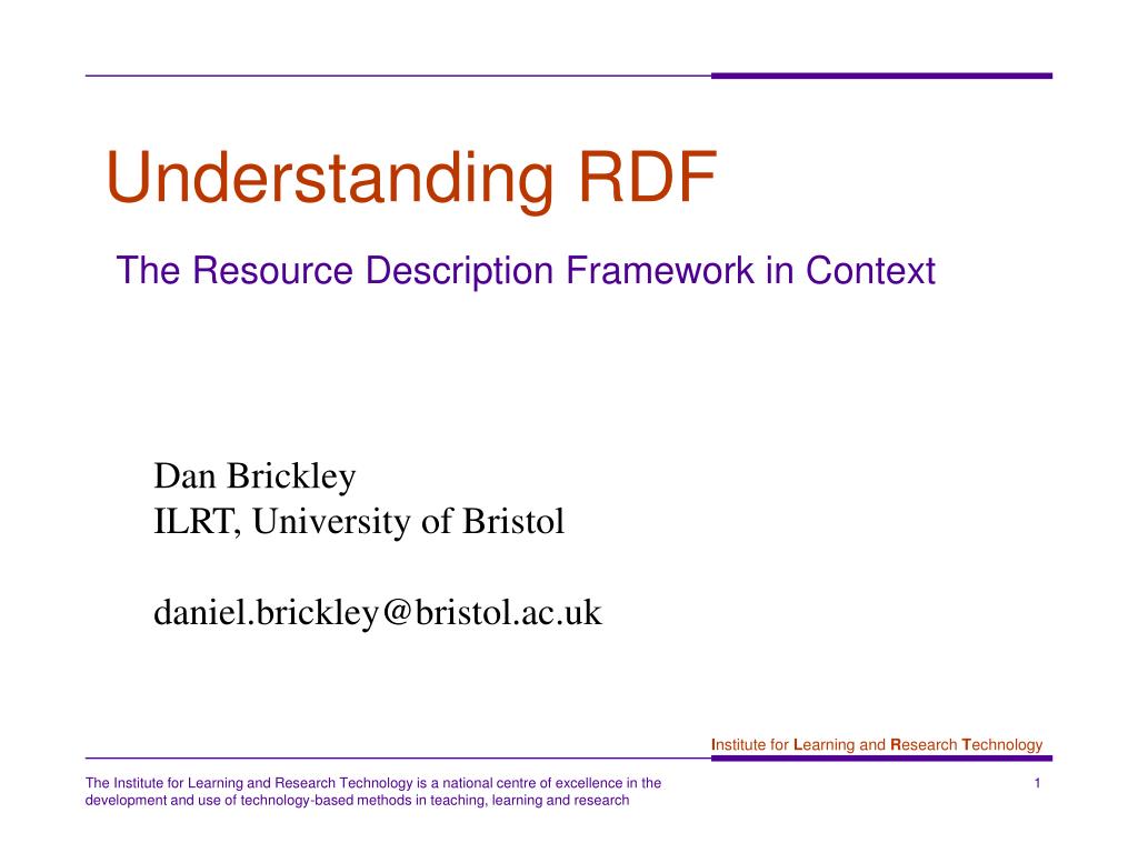 PPT - Understanding RDF PowerPoint Presentation, free download - ID:6926733