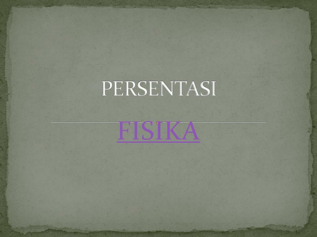 PPT - PERSENTASI PowerPoint Presentation, free download - ID:6929330