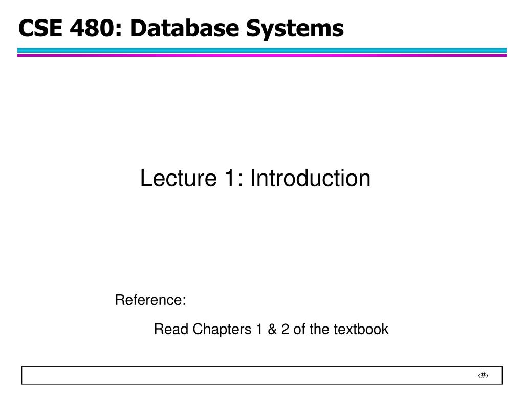 PPT - CSE 480: Database Systems PowerPoint Presentation, free download ...