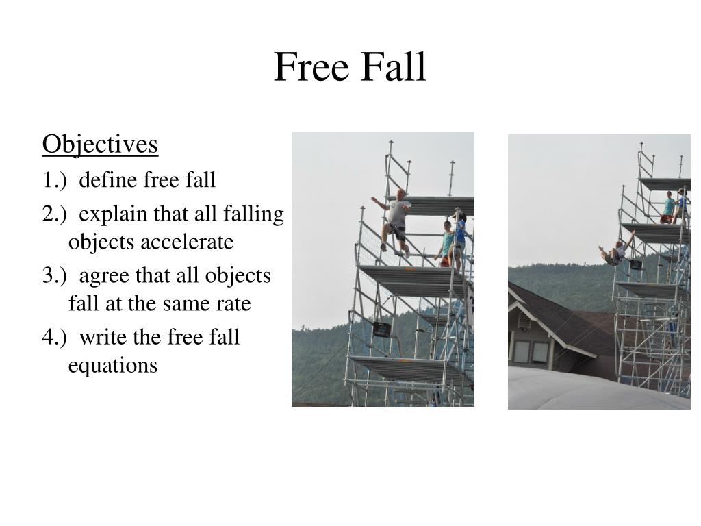 PPT - Free Fall PowerPoint Presentation, free download - ID:6930582