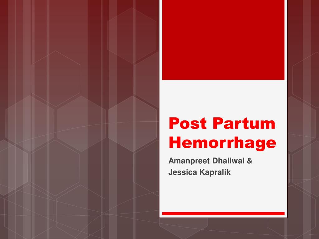 PPT - Post Partum Hemorrhage PowerPoint Presentation, free download ...