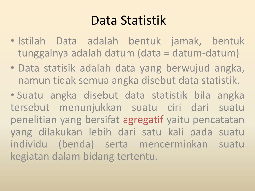 PPT - Data Statistik PowerPoint Presentation, free download - ID:6935273