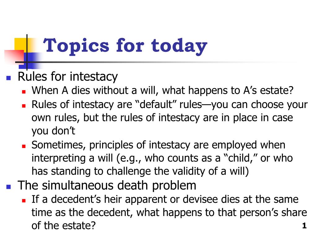 PPT - Topics for today PowerPoint Presentation, free download - ID:6940540