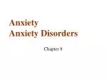 PPT - Anxiety Disorders PowerPoint Presentation, free download - ID:546141