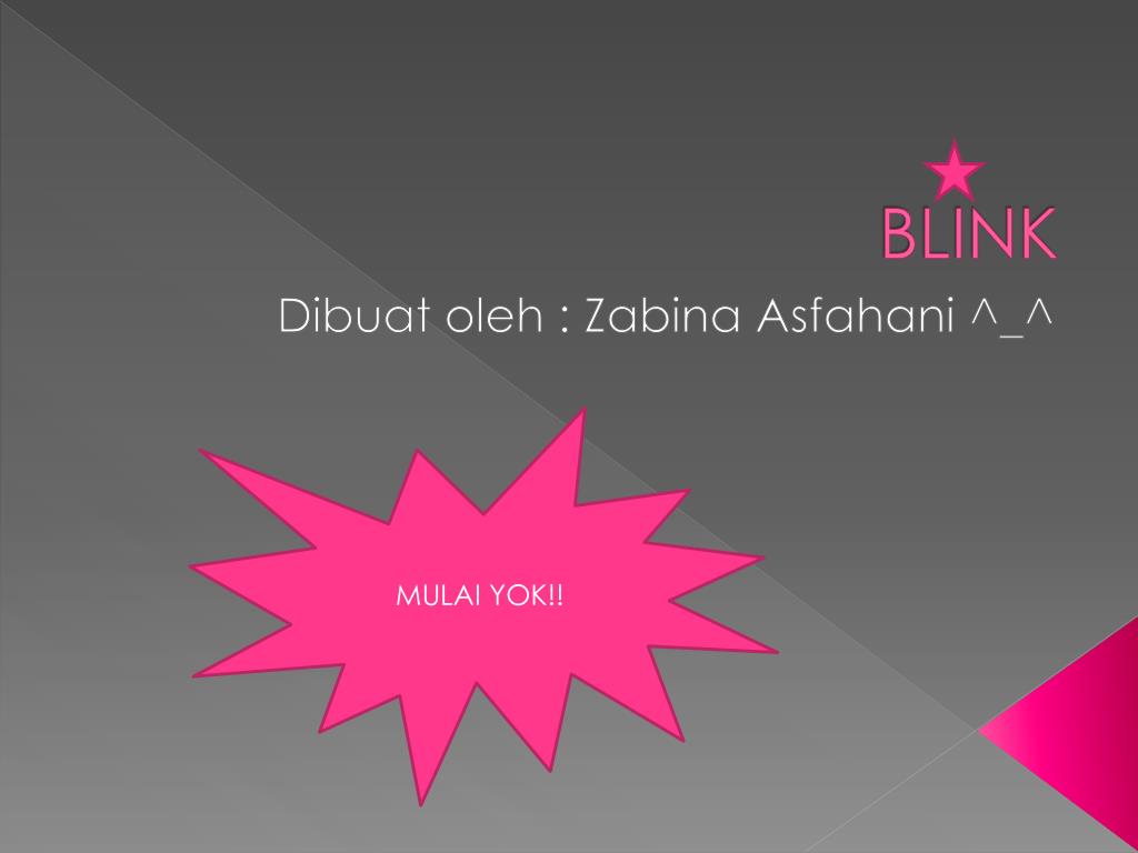 PPT - BLINK PowerPoint Presentation, free download - ID:6945399