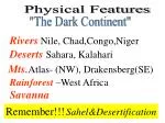 PPT - Africa Physical Features PowerPoint Presentation, free download ...