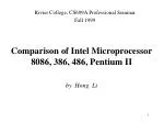 PPT - Pentium Microprocessor PowerPoint Presentation, free download ...