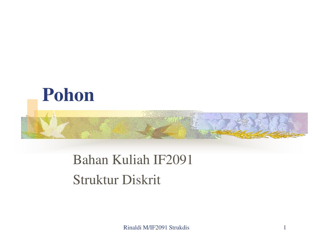 PPT - Pohon PowerPoint Presentation, free download - ID:6953614