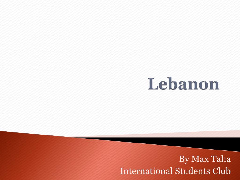 PPT - Lebanon PowerPoint Presentation, free download - ID:6960785