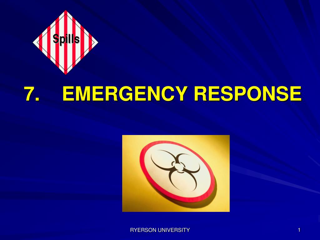 PPT - 7. EMERGENCY RESPONSE PowerPoint Presentation, free download - ID ...