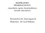 PPT - Respiratory Pharmacology PowerPoint Presentation, free download ...