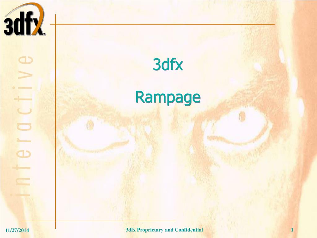 PPT - 3dfx Rampage PowerPoint Presentation, free download - ID:6964609