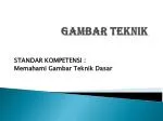 PPT - Gambar Teknik PowerPoint Presentation, free download - ID:7034544