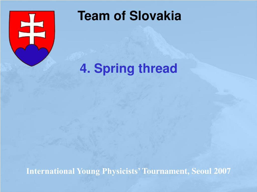 PPT - 4. Spring thread PowerPoint Presentation, free download - ID:6967406