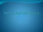PPT - THE CRIMINAL TRIAL PROCESS PowerPoint Presentation, free download ...