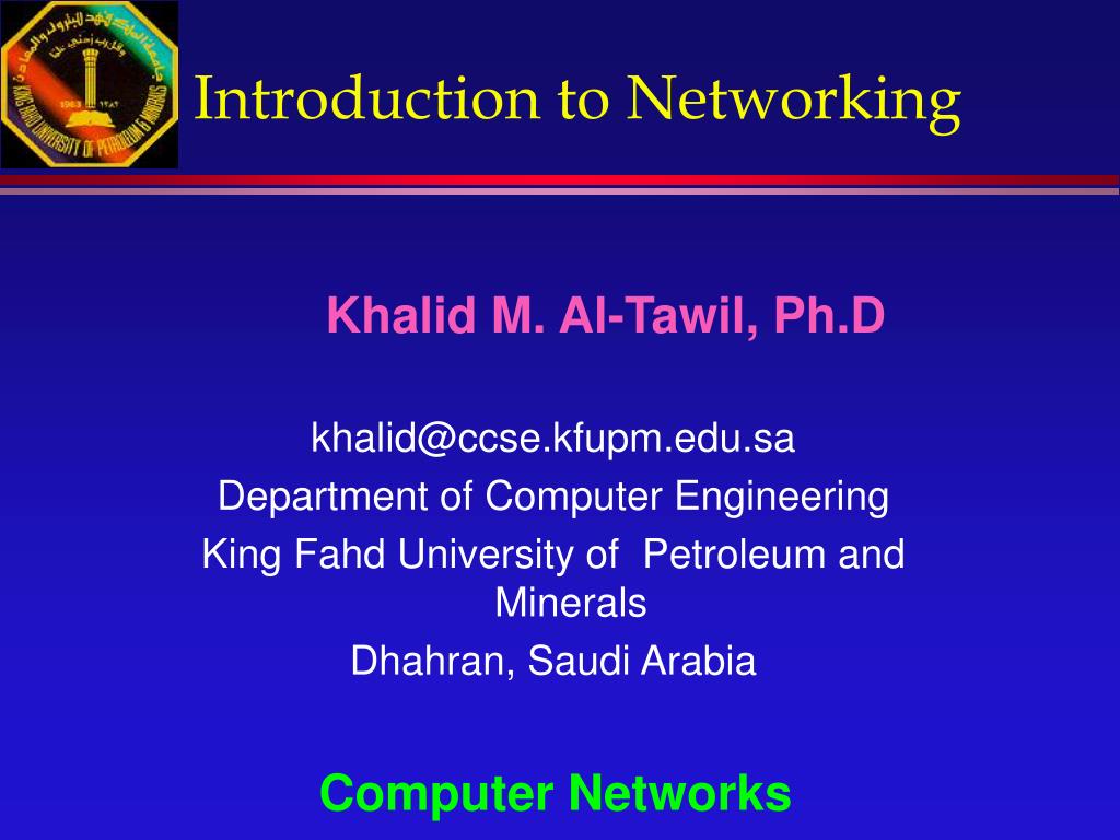 PPT - Introduction to Networking PowerPoint Presentation, free download ...