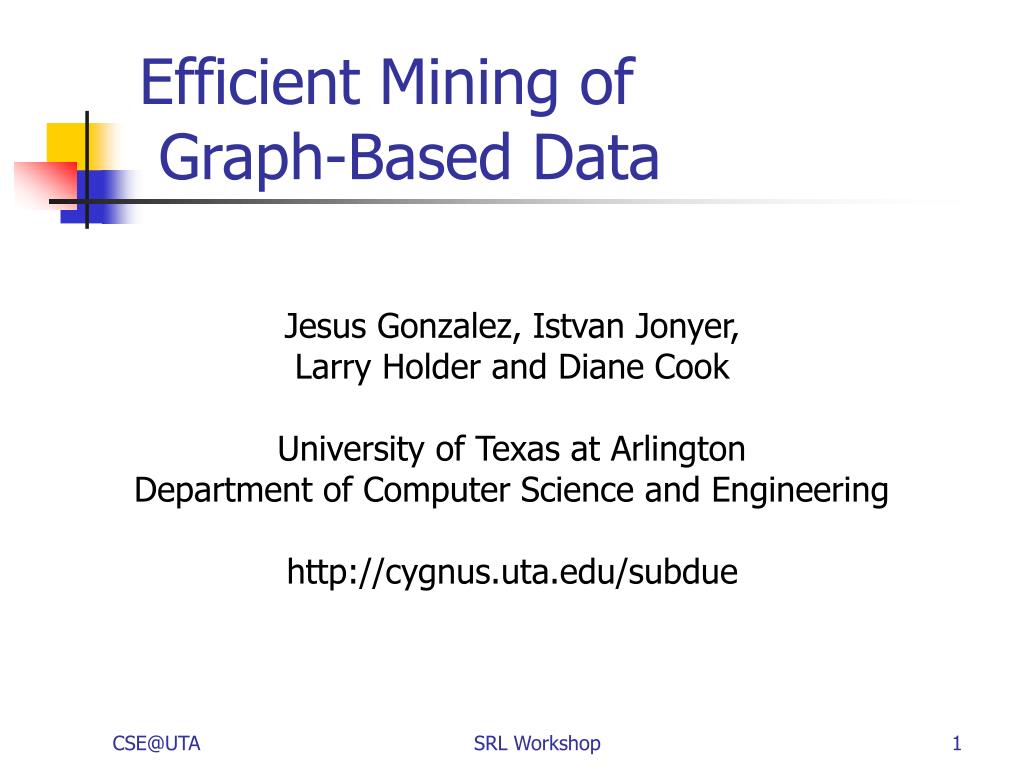 PPT - Efficient Mining of Graph-Based Data PowerPoint Presentation ...