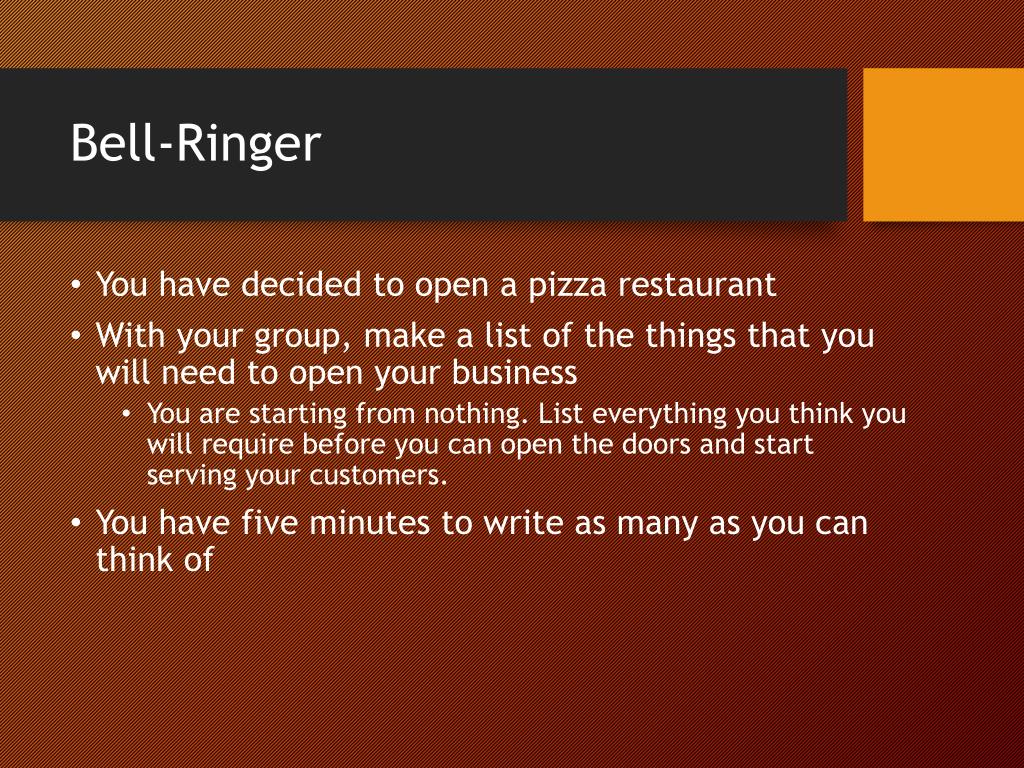 PPT - Bell-Ringer PowerPoint Presentation, free download - ID:6970491