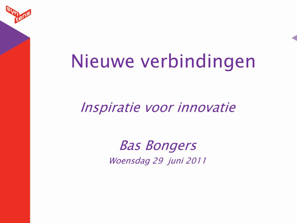 PPT - Nieuwe verbindingen PowerPoint Presentation, free download - ID ...