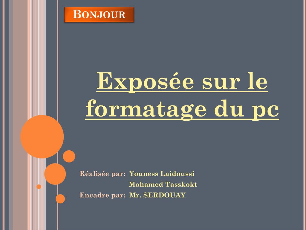 PPT - Bonjour PowerPoint Presentation, free download - ID:6972629