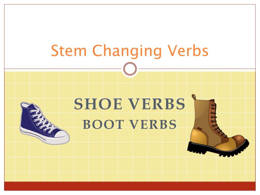 PPT - Stem Changing Verbs PowerPoint Presentation, free download - ID ...
