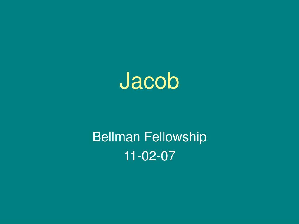 PPT - Jacob PowerPoint Presentation, free download - ID:6975573
