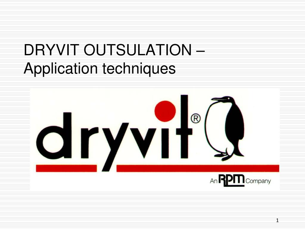 PPT - DRYVIT OUTSULATION – Application techniques PowerPoint ...