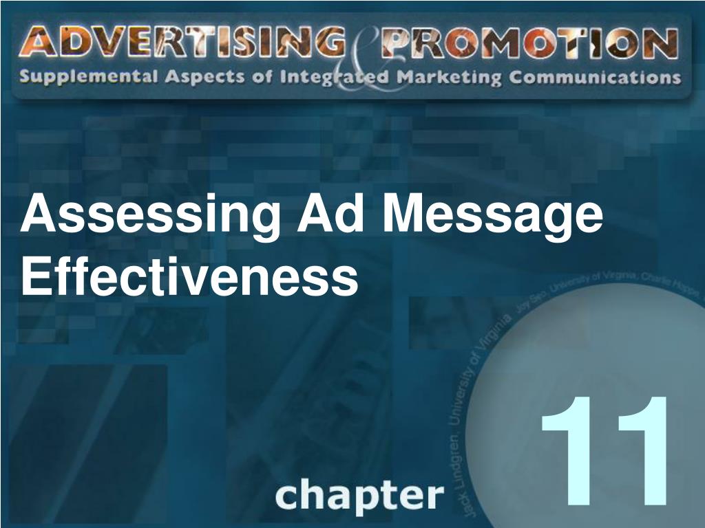 PPT - Assessing Ad Message Effectiveness PowerPoint Presentation, free ...