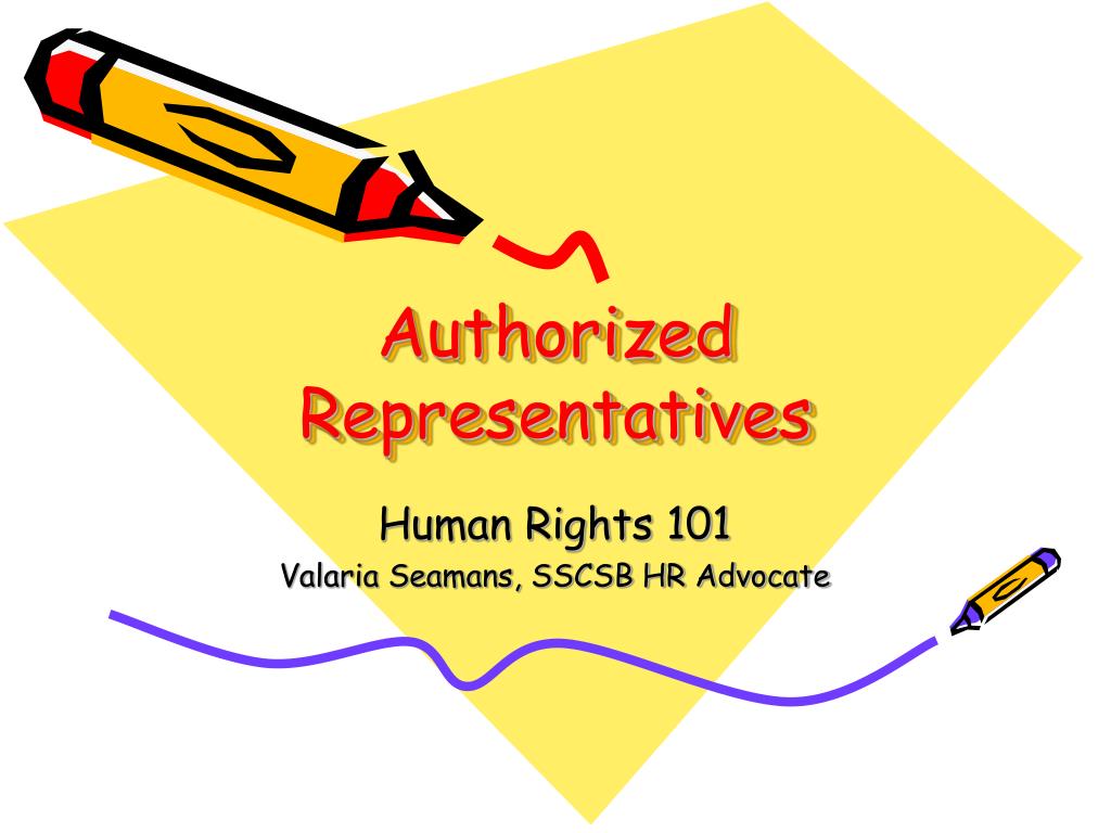 PPT - Authorized Representatives PowerPoint Presentation, free download ...