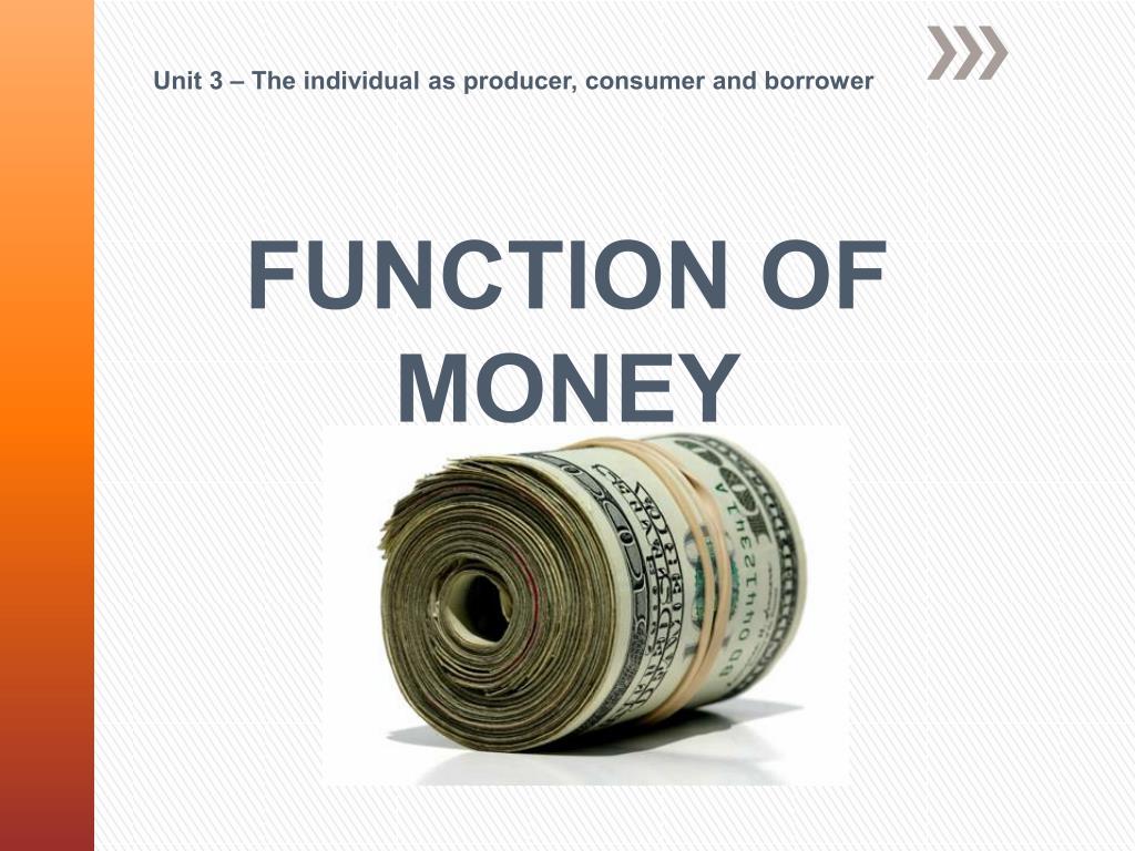 PPT - FUNCTION OF MONEY PowerPoint Presentation, free download - ID:6986182