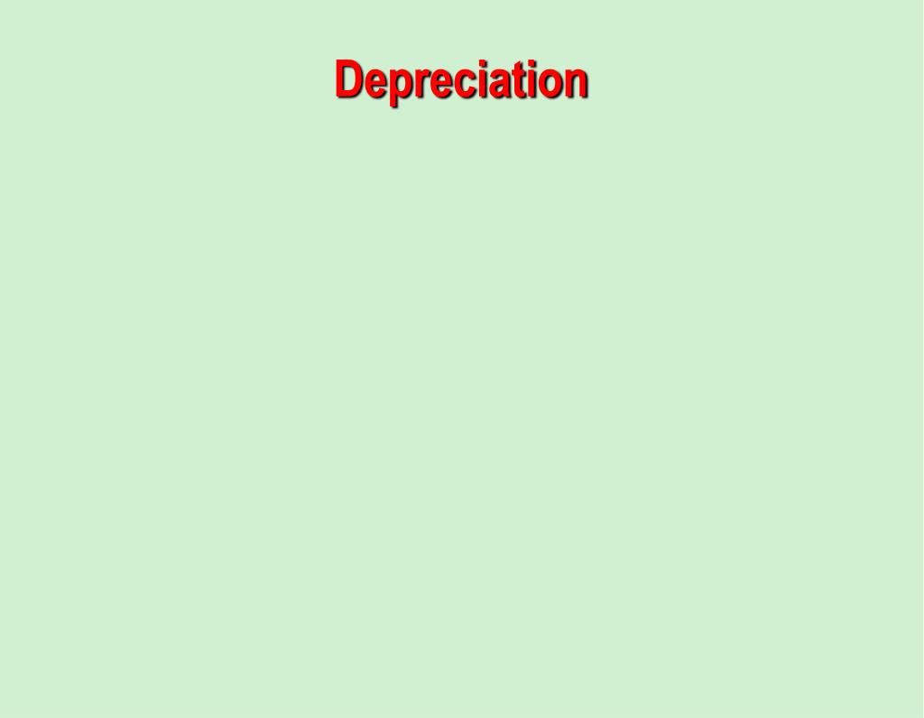PPT - Depreciation PowerPoint Presentation, free download - ID:6987407