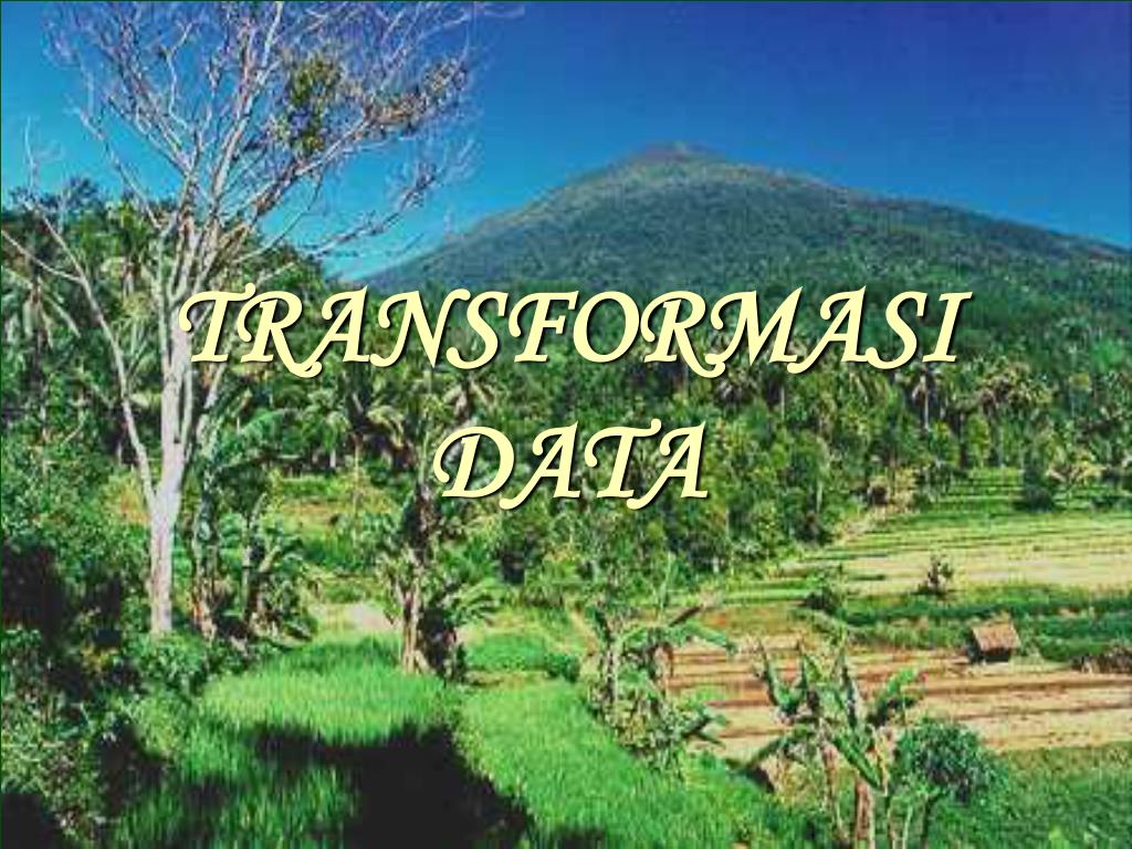 PPT - TRANSFORMASI DATA PowerPoint Presentation, free download - ID:6988545