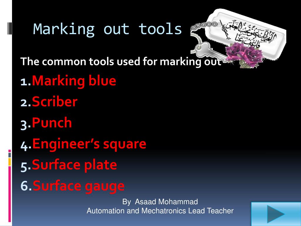 PPT - Marking out tools PowerPoint Presentation, free download - ID:6988645