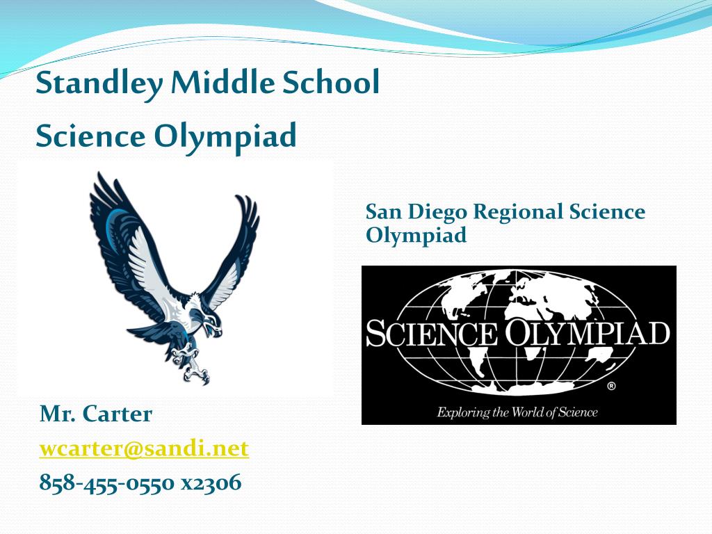 PPT - Standley Middle School Science Olympiad PowerPoint Presentation ...