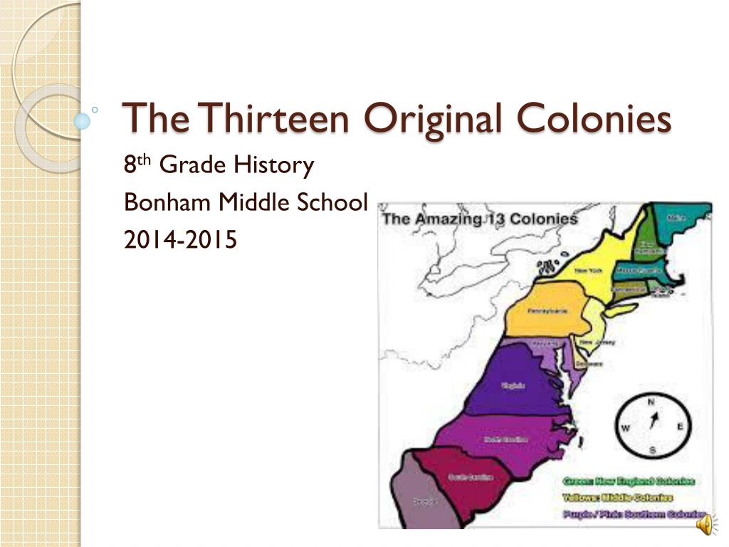 PPT - The Thirteen Original Colonies PowerPoint Presentation, free ...