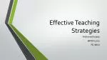 PPT - Effective Teaching Strategies PowerPoint Presentation, free ...