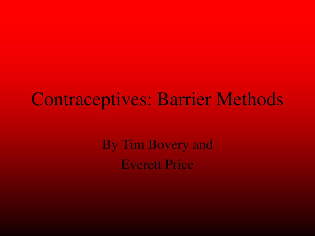 PPT - Contraceptives: Barrier Methods PowerPoint Presentation, free ...