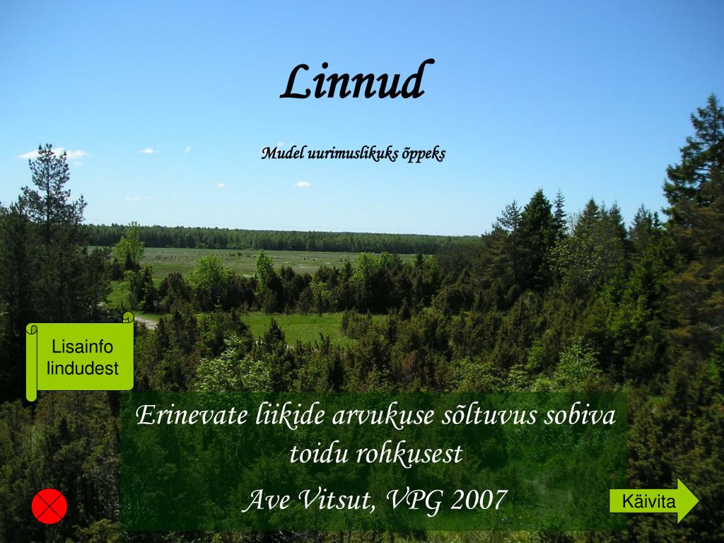 PPT - Linnud PowerPoint Presentation, free download - ID:6992109