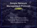 PPT - SIMPLE NETWORK MANAGEMENT PROTOCOL (SNMP) PowerPoint Presentation - ID:9477349