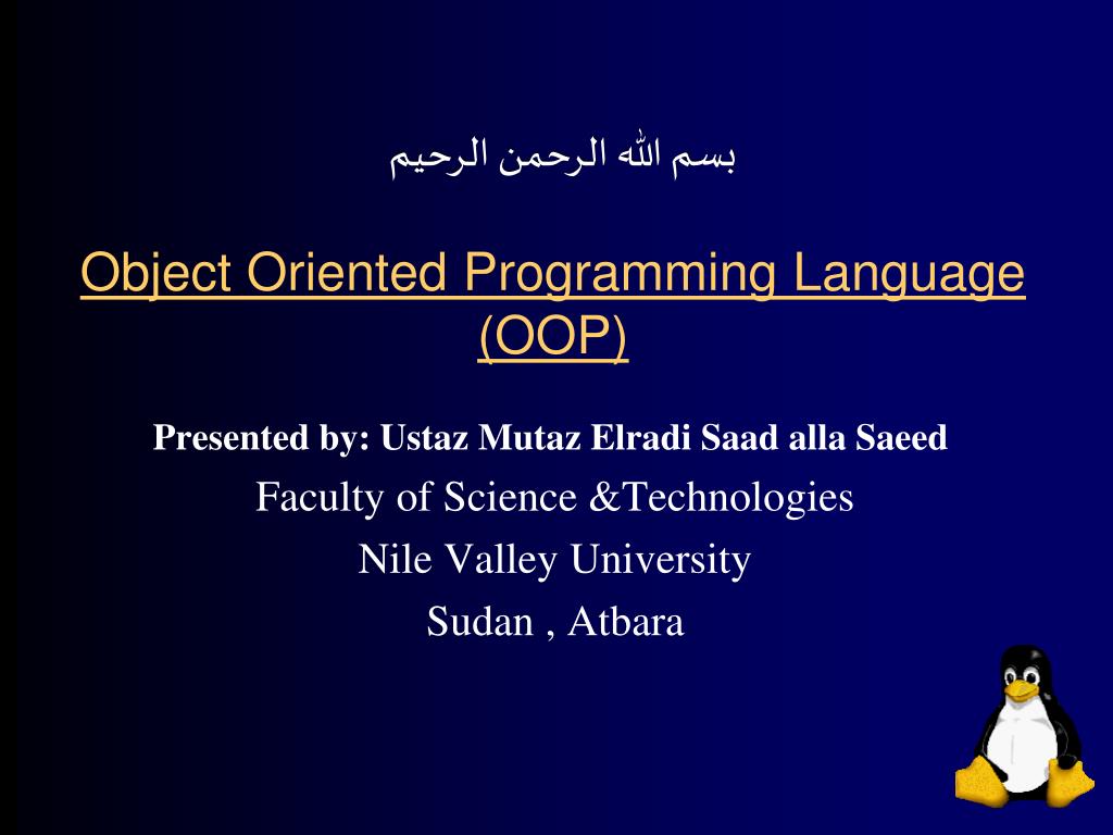 Ppt Object Oriented Programming Language Oop Powerpoint 1322