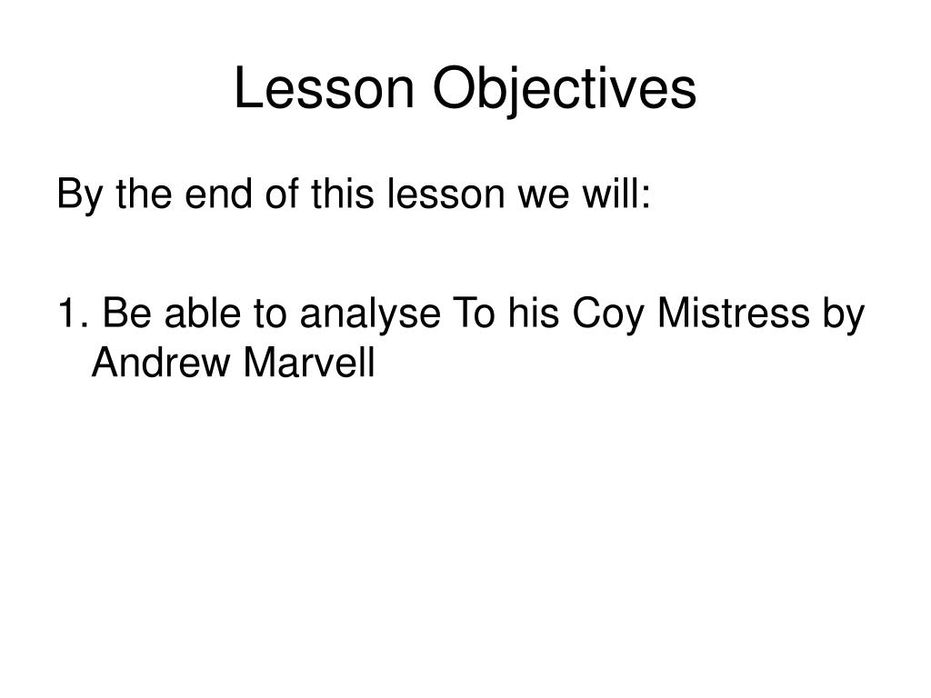 PPT - Lesson Objectives PowerPoint Presentation, free download - ID:6994637