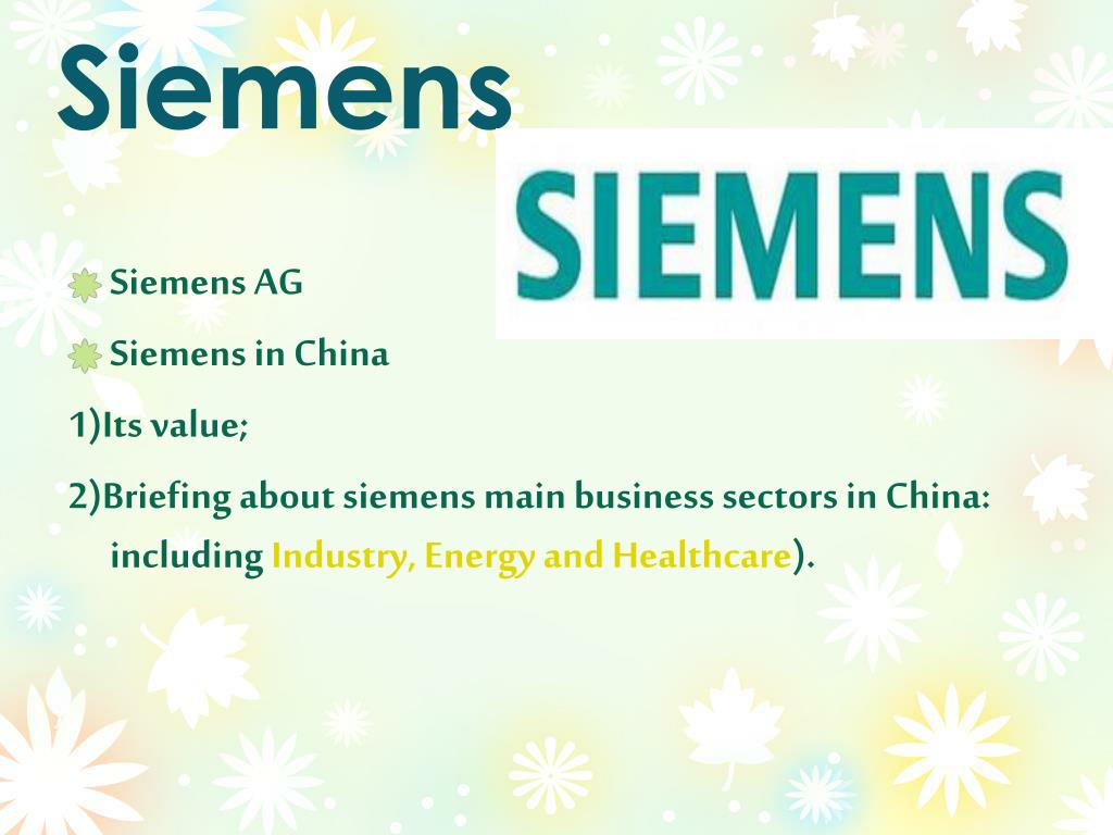 PPT - Siemens PowerPoint Presentation, free download - ID:6995017